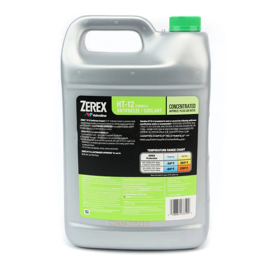 BMW HT-12 Engine Coolant / Antifreeze Concentrate (1 Gallon) - Zerex 9 – GEMS autocraft